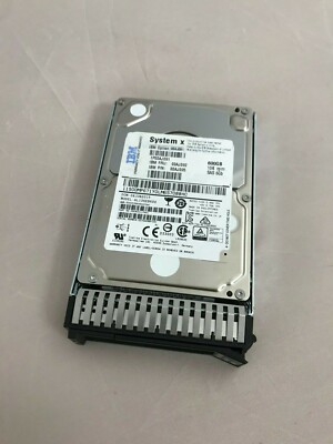 IBM 00AJ092 IBM 600GB 10K 6Gbps SAS 2.5in G3HS HDD 00AJ091 00AJ095 ...