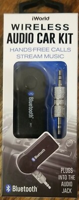 IWORLD Bluetooth Wireless Receiver 3.5mm Audio Stereo Music Adapter Car ...