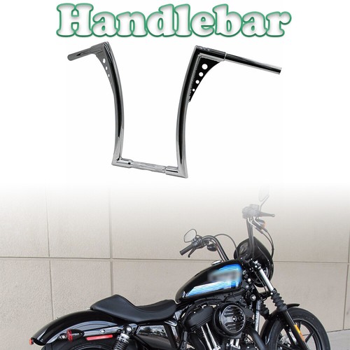 16" Rise Handlebars Handle bars Iron Fit For Harley Sportster 1200 48 ...