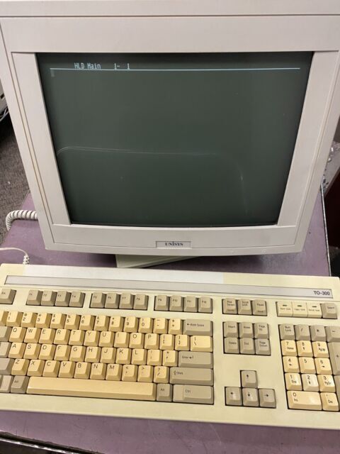 Unisys TO300 G Terminal with Keyboard for sale online | eBay