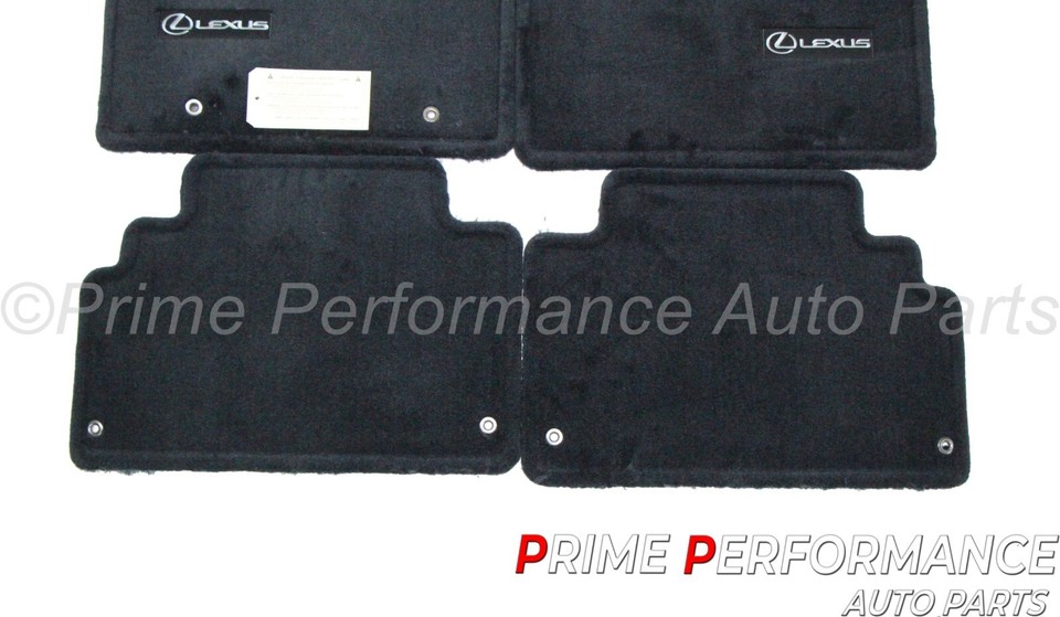 Lexus RX330 RX350 2004-2009 Black Carpet Floor Mat Set PT206-48040-12 ...