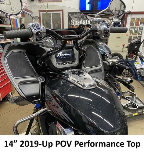 Indian Challenger Twisted Tee Motorcycle Handlebars,Spadys, Satin Blk ...