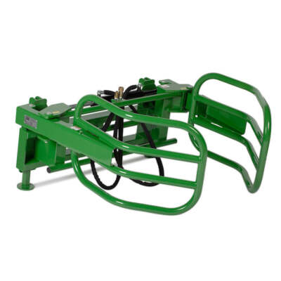 Titan Attachments Round Hay Bale Gripper Fits John Deere Hook and Pin ...