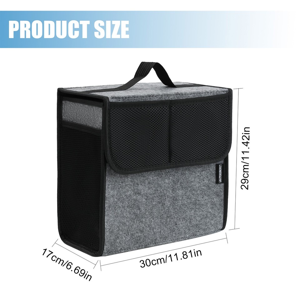Car Trunk Organizer Bag Anti Slip Foldable Storage Bag Tool Travel ...