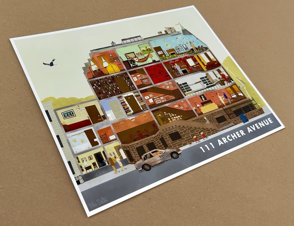 Max Dalton LIFE AQUATIC + ROYAL TENENBAUMS 2 Print SET BELAFONTE 111 ...