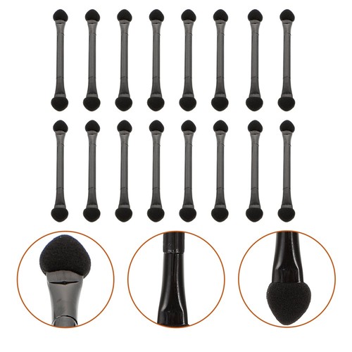 30 Pcs Eye Shadow Stick Makeup Brushes for Eyes Woman Double Ended | eBay