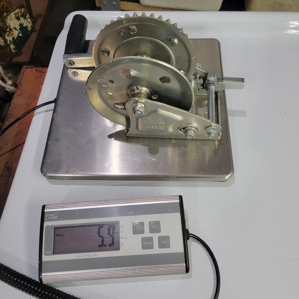 Fulton 1500 lb Hand Winch – Model T1500 | Boat Trailer Crank Hoist USA ...