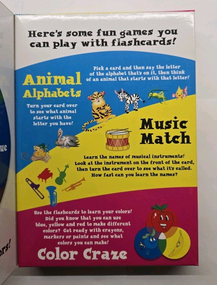 Watch 'n' Learn Watch and Learn DVD Flashcards Colors Letters ...