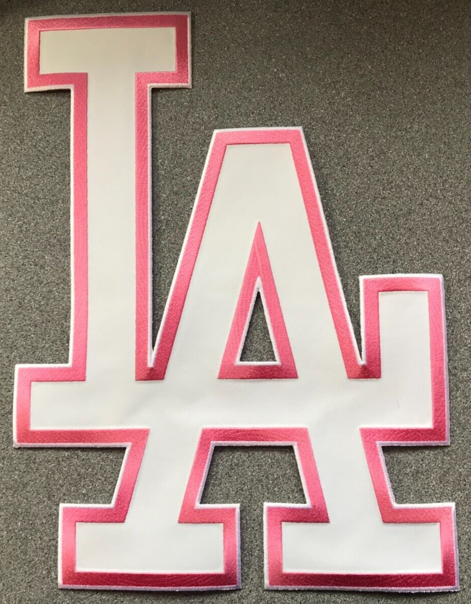 Pink Dodgers Logo