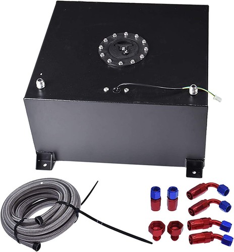 10 Gallon Aluminum Race Fuel Cell Gas Tank+cap+level Sender+steel Fuel ...