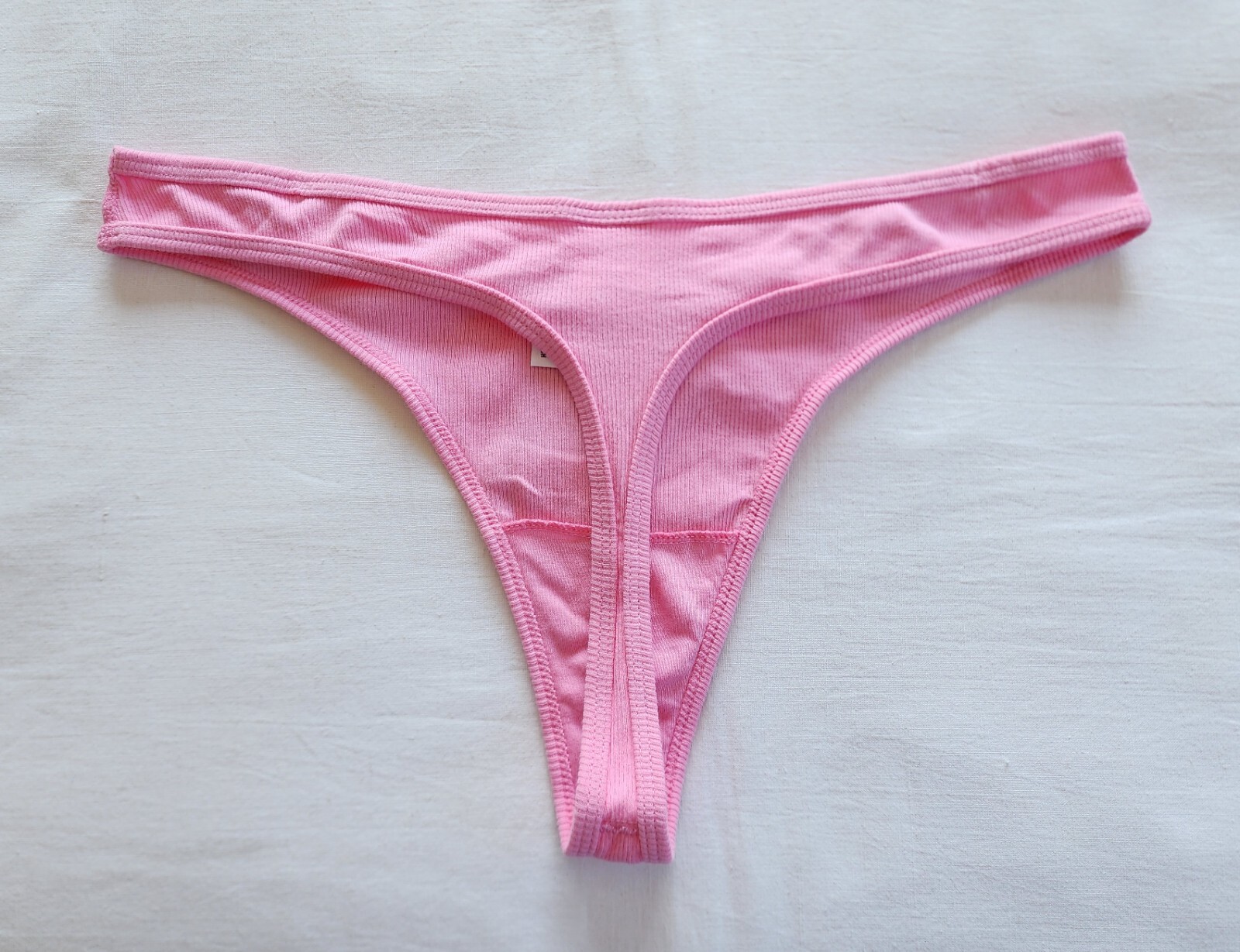 Bonds Organics Ladies WTHVW IBT Pink Ribbed Gee G String Brief Size 16 ...