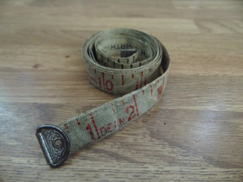 VINTAGE 1950's LINEN DEAN TAPE MEASURE - G.P.O - THE INLAND PARCEL POST ...