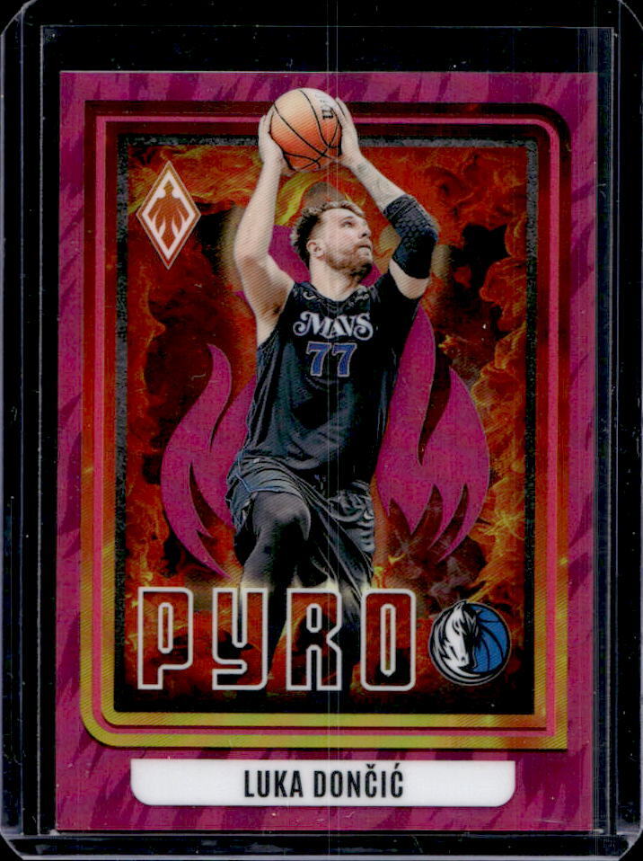 2023-24 Panini Phoenix Luka Doncic Pyro Pink #23/99 #1 Mavericks | eBay