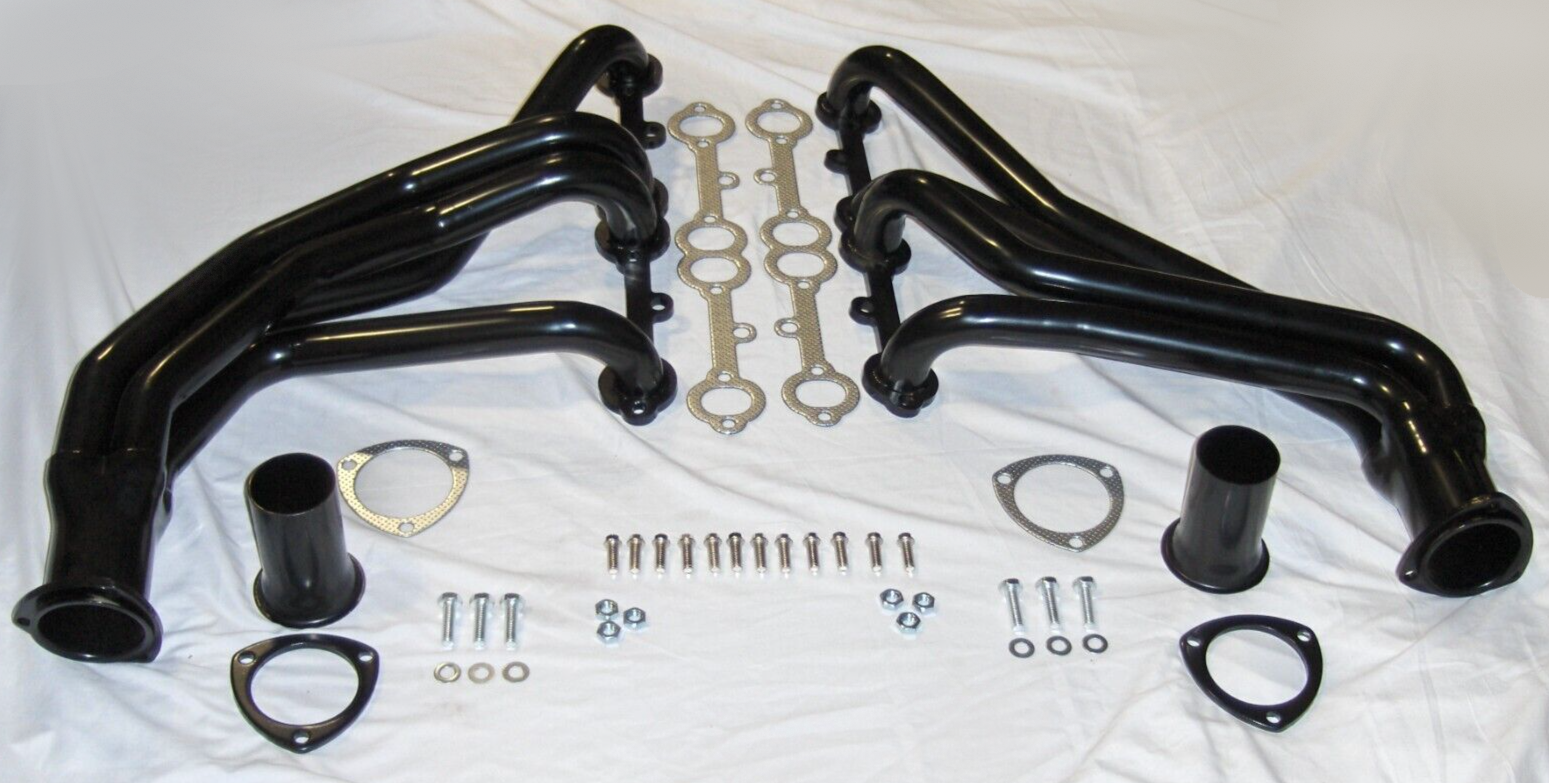 Black 1966-91 Chevy GMC Pickup Truck Blazer Suburban Jimmy Exhaust ...