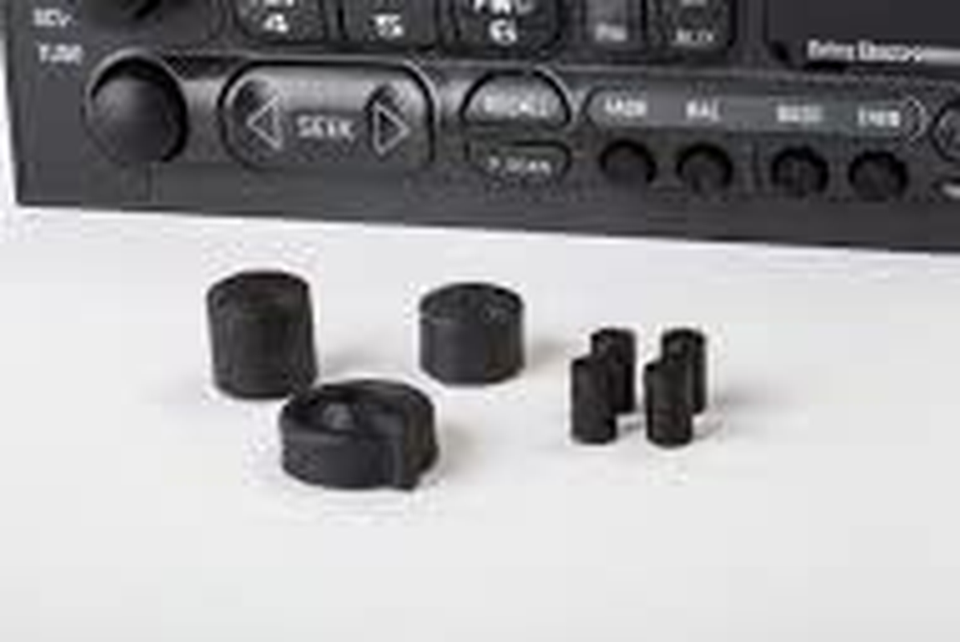 Chevrolet and GM Radio Control Knobs - Knob kit for Original Equipmant ...