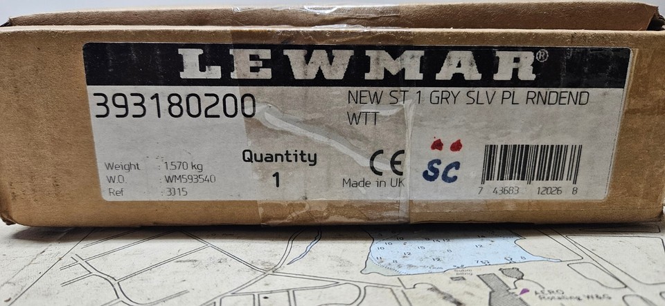 Lewmar 393180200 Size 1 Opening Portlight Round End Smoked Lens w ...