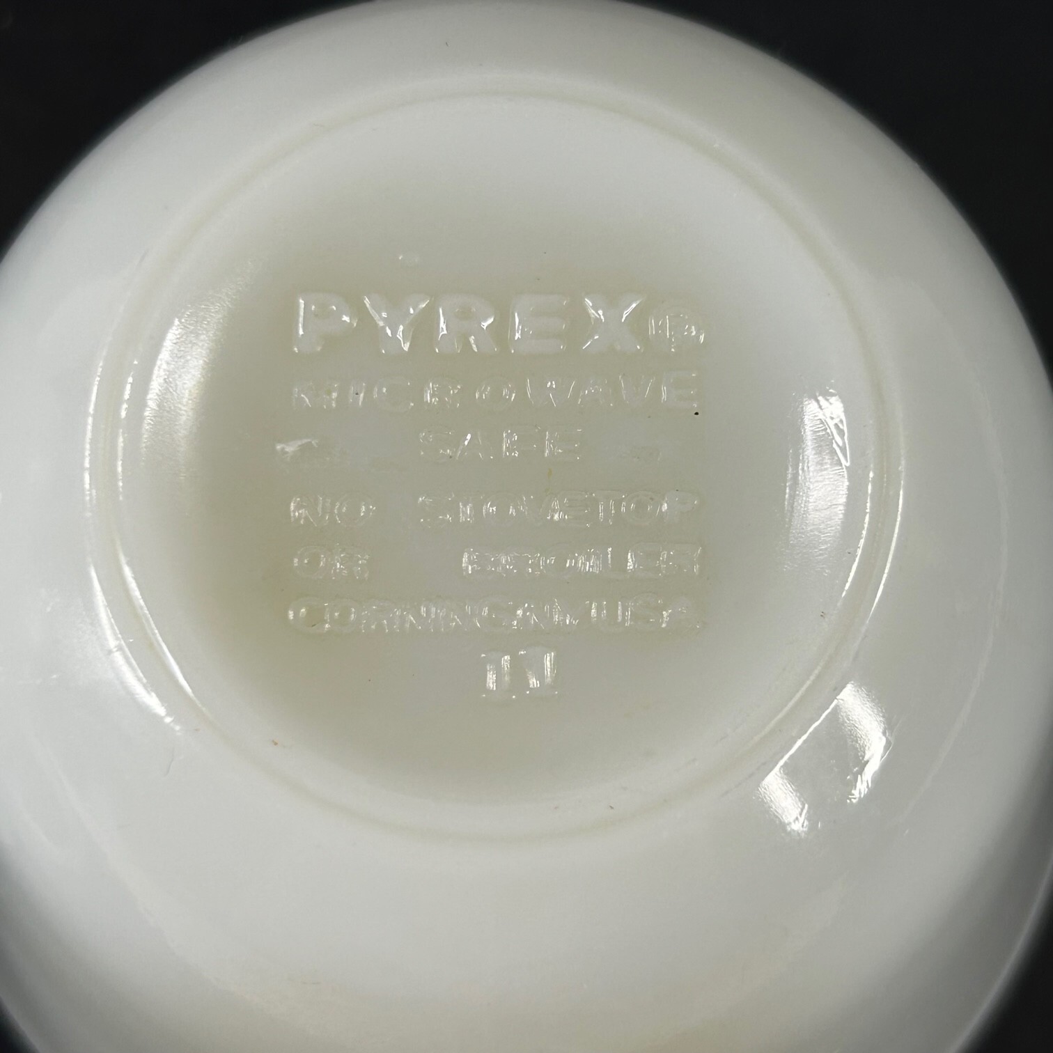 Pyrex Corning NY White Milk Glass Coffee Cups Mugs Set of 2 Minimalist ...