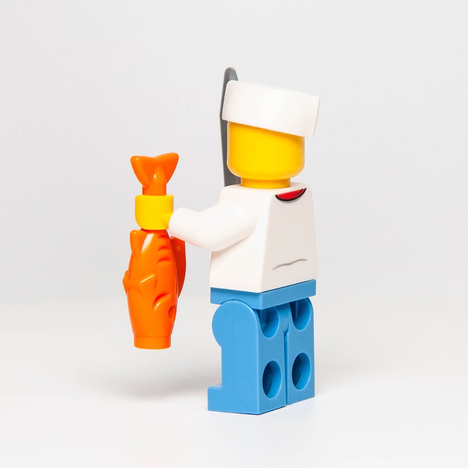 LEGO City Town Chef Fishmonger Minifigure (chef024) 45022 | eBay