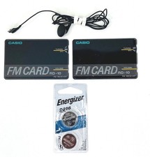 Vintage Casio Rd-10 FM Card Radio Receiver Collectible for sale online ...