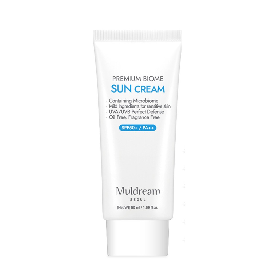 MULDREAM Premium Biome Sun Cream 1.69 oz / 50ml SPF50+/PA++Vegan K ...