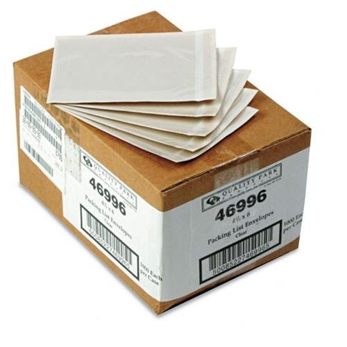 Quality Park 46996 Packing List Clear Envelopes - Packing List - 4.50 ...