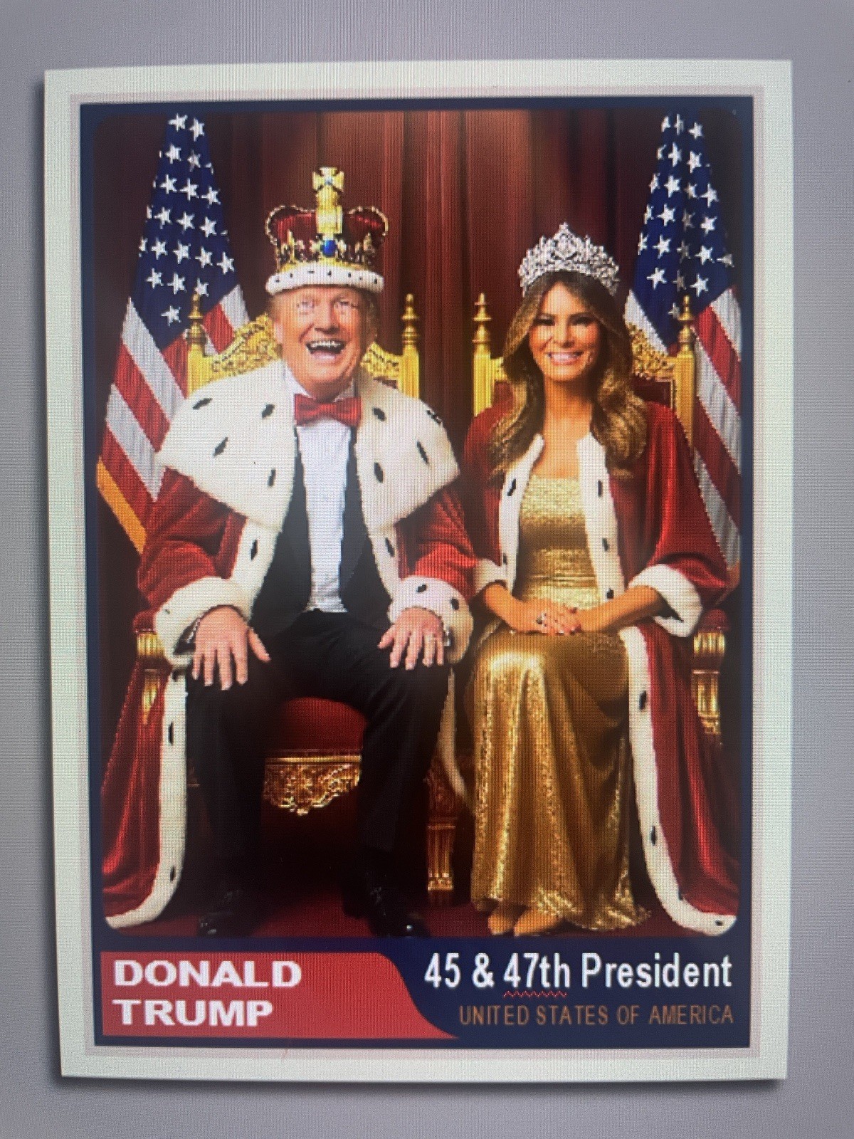 Donald Trump 2024 “47“ Custom ACEO Card Happy No Kings Day | eBay