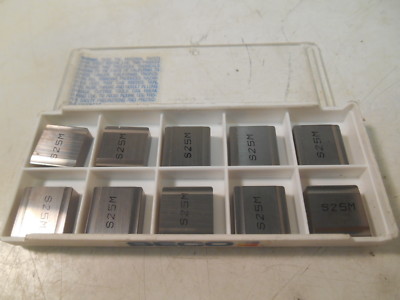 (10) NIB Seco SNMF 432T-MD10 S25M Carbide Inserts SNMF120408T-MD10 S25M ...