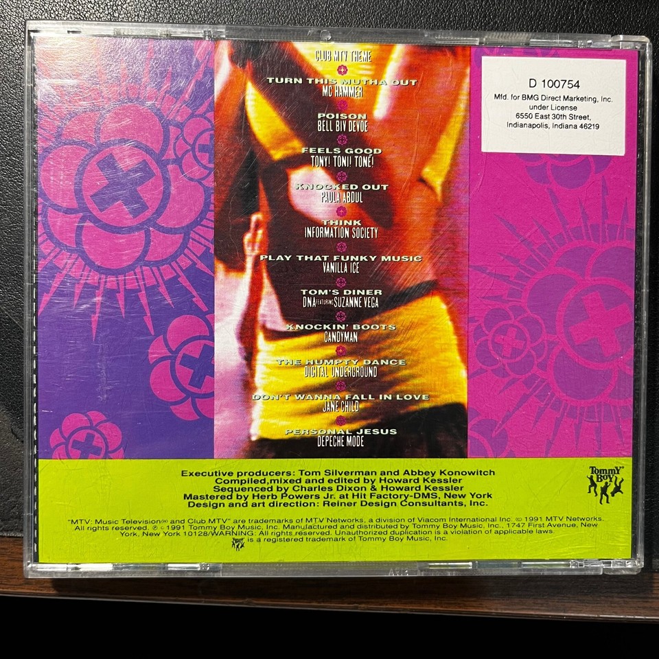 Club MTV Music Television Party to Go Very Good Audio CD 1991 | eBay