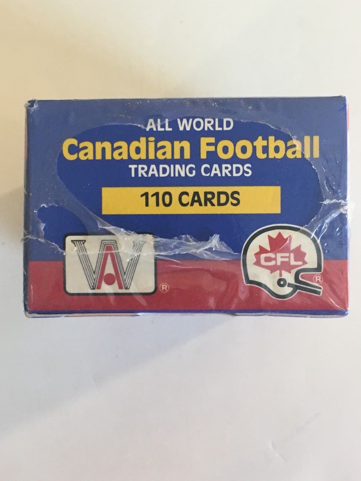1991 ALL WORLD CANADIAN FOOTBALL CARDS - FACTORY SEALED 110 CARD SET ...