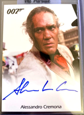 JAMES BOND 007 - ALESSANDRO CREMONA AUTO - MARCO SCIARRA - SPECTRE | eBay