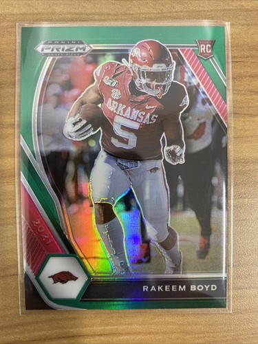 2021 PANINI PRIZM DRAFT PICKS RAKEEM BOYD GREEN PRIZM RC #152 | eBay