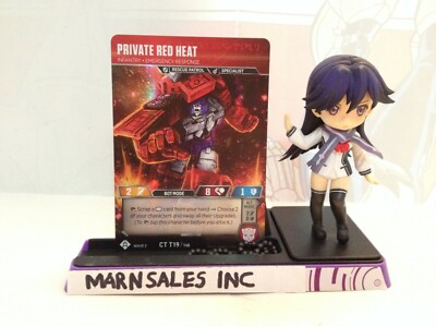 Transformers TCG Wave 3 Private Red Heat Infantry Emergency Response CT ...