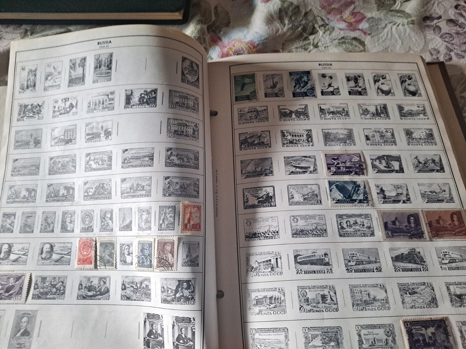 Russia Stamp Collection, With Many Guide Sheets | eBay