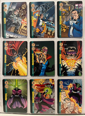 Overpower DC Card Game - Universe Basic Set of 32 Cards - Batman ...