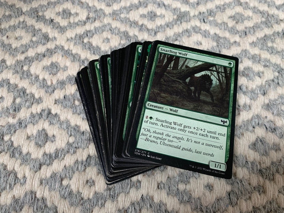 Magic the Gathering 60-card green deck MTG Excellent condition | eBay