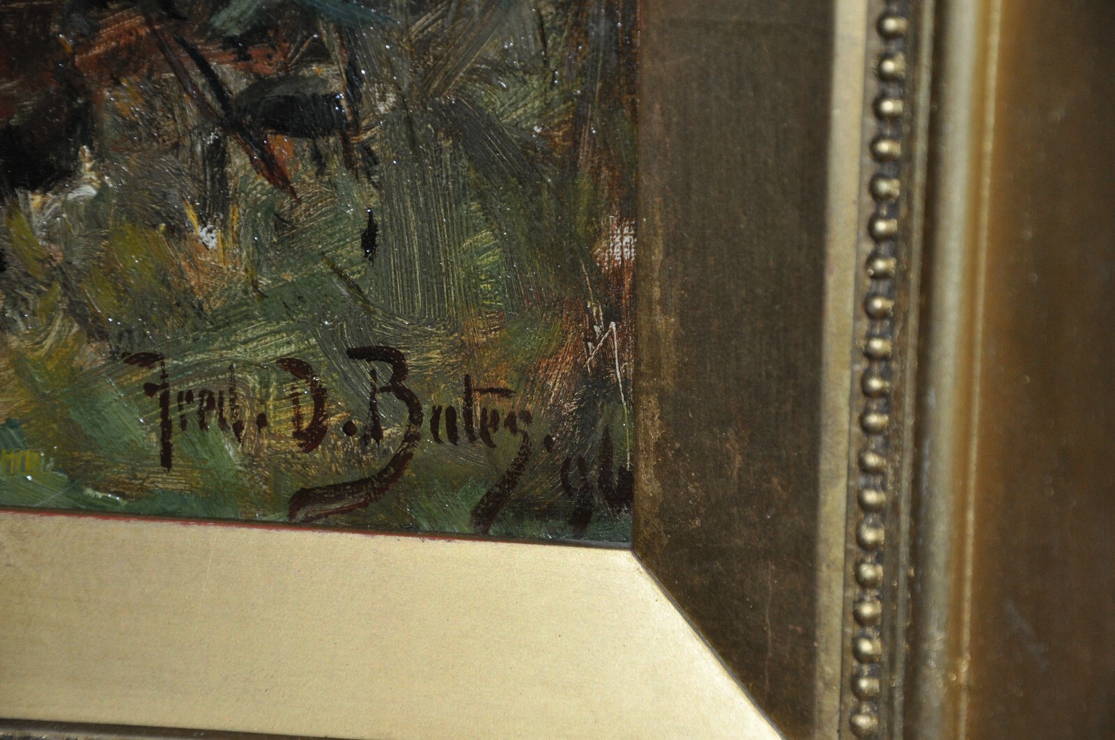 19th century by well listed Artist Frederick-Davenport Bates (1867 ...