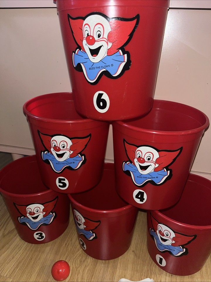 VINTAGE BOZO Bucket Bonanza Grand Prize Game COMPLETE | eBay