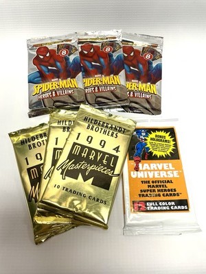 Marvel Packs ‘90 Impel Marvel Universe, ‘94 Marvel Masterpieces, 2013 ...