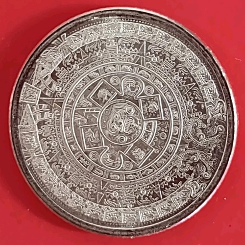 1 ~ 1/10 troy oz. " Mayan" Round Bullion .999 Fine Silver - 3.18 Grams ...