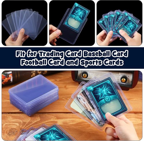 3x4 Collector Playing Hard Trading Cards Sleeves Plastic Case Cover ...