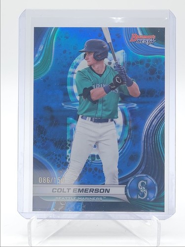COLT EMERSON 2024 BOWMAN'S BEST BLUE REFRACTOR MARINERS /150 Q3917 | eBay
