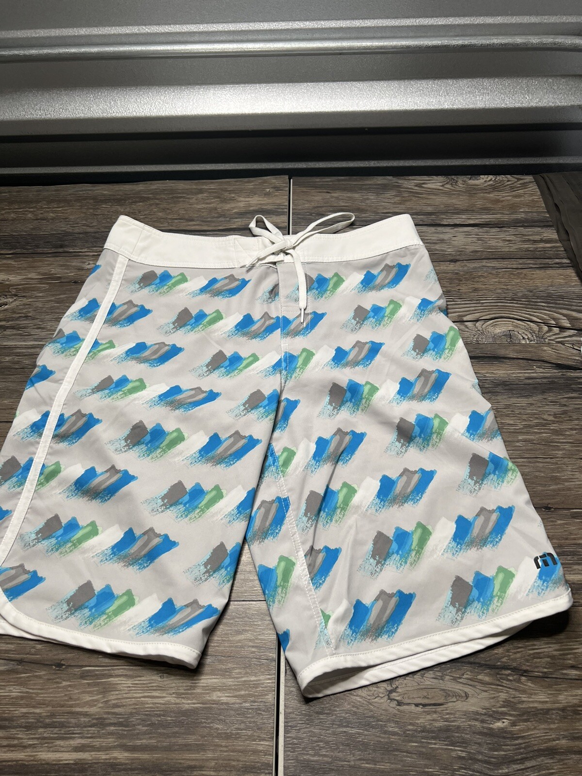 Travis Matthew Unlined Board Surf Swim Shorts Sz 32 - Gem