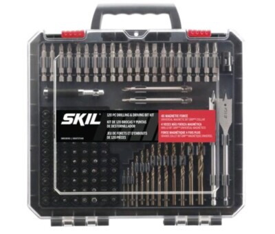 SKIL 120-Piece Drilling & Driving Set with Bit Grip SMXS8501 2" Power ...