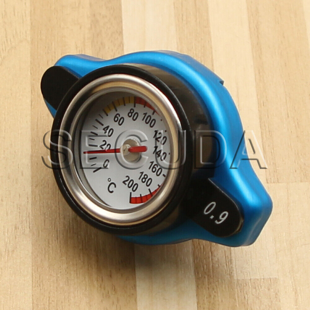 HQ Car Thermostatic Gauge Radiator Cap 0.9 Bar Big Head Water Temp ...
