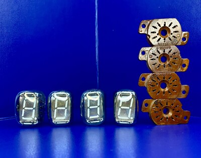 IV-22 IV22 Nixie tube KIT vintage VFD indicator for DIY clock NOS 4pcs ...
