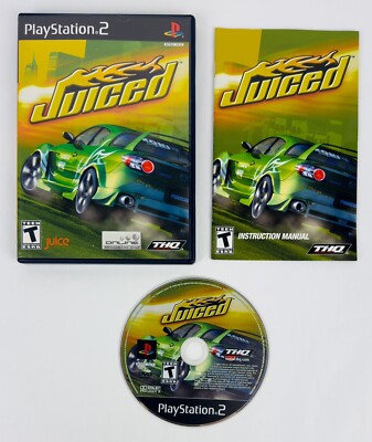 Juiced (PlayStation 2 - PS2 Game) Complete CIB w/ Manual Tested Working ...