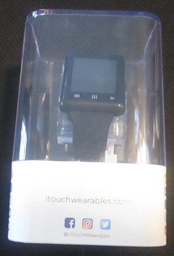ITOUCH AIR SMART WATCH BLUETOOTH ANDROID/IOS CALLS-TEXTS-EMAILS IN BOX ...
