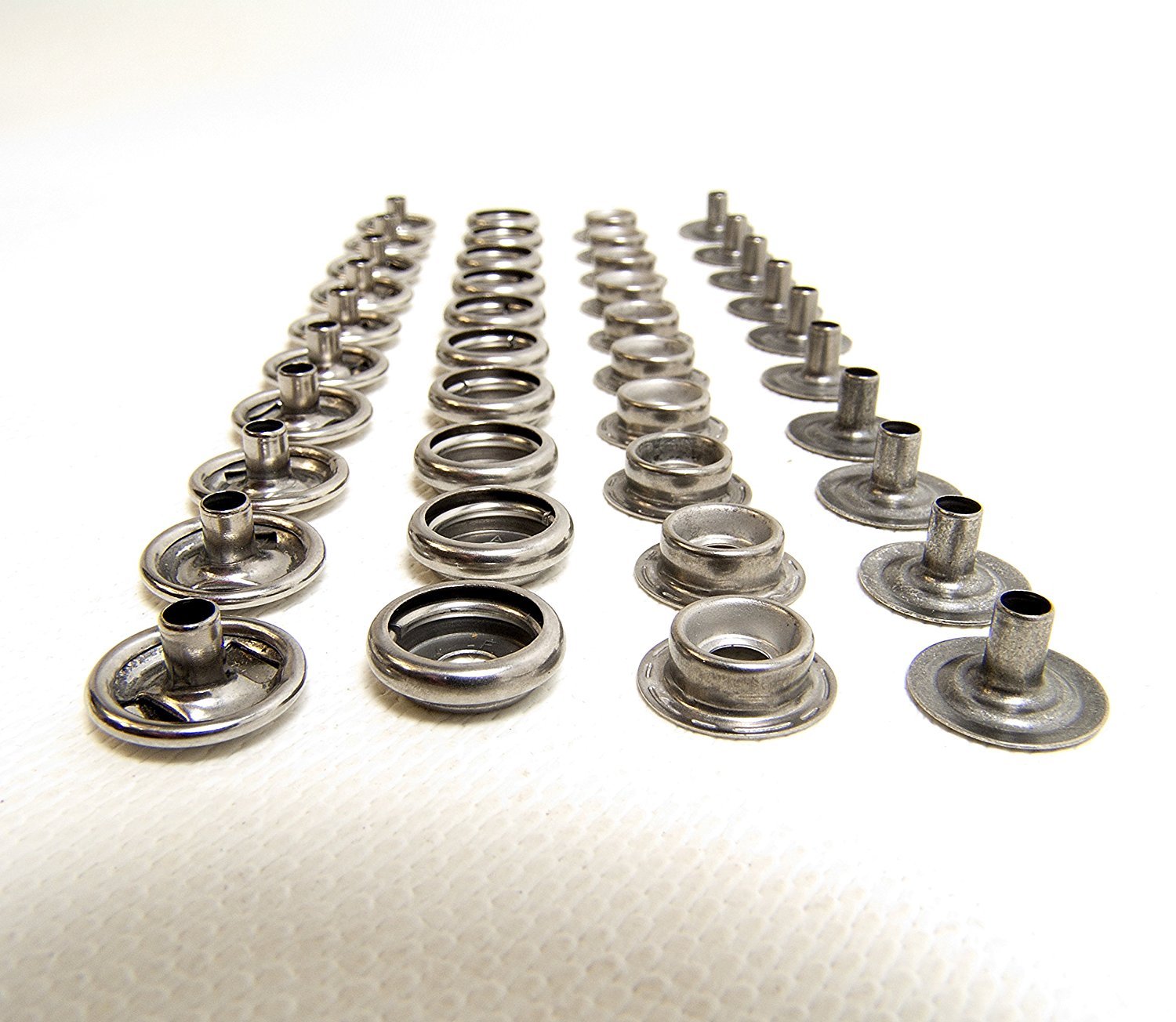 Snap Fasteners, Stainless Steel, 80 Piece Set, Marine Grade Snaps | eBay