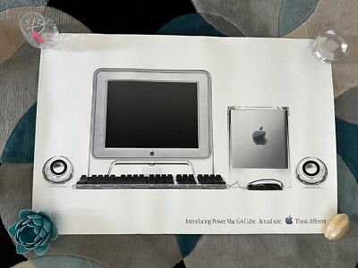 Apple Power Mac G4 Cube Poster from Macworld Expo New York 2000 ...