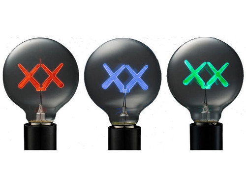 KAWS x The Standard 'XX Light Bulb Set (Red, Purple, Green)' 2011 ...
